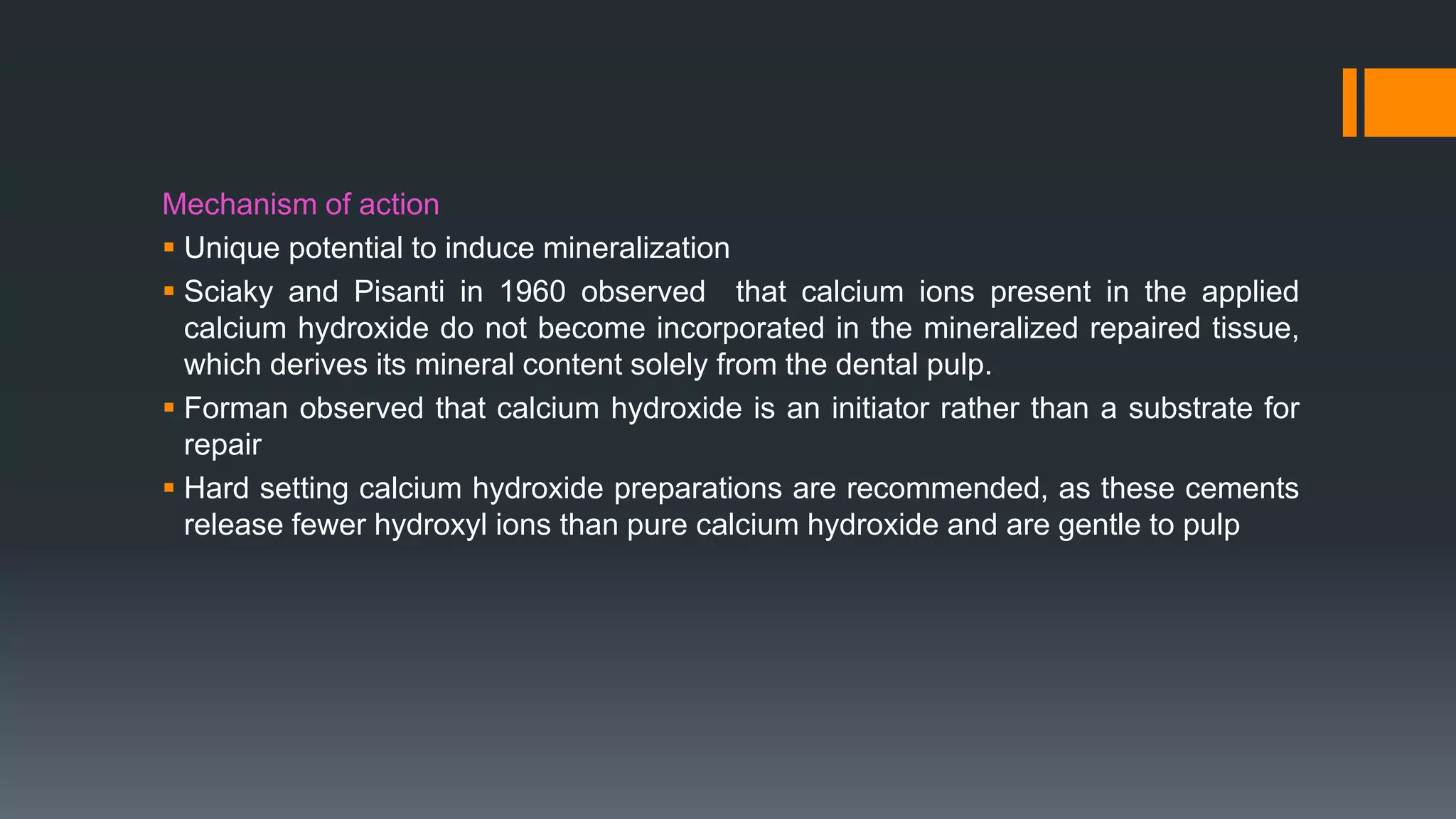 Pulp capping agents | PPTX