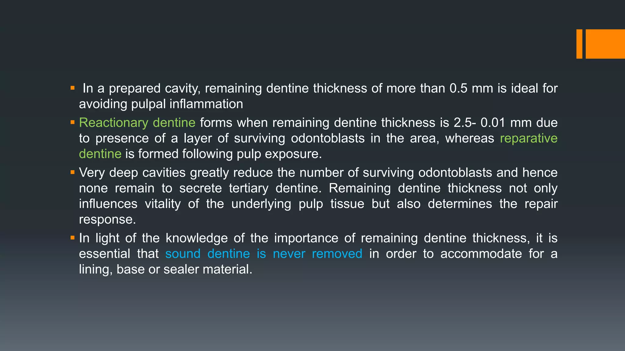 Pulp capping agents | PPTX