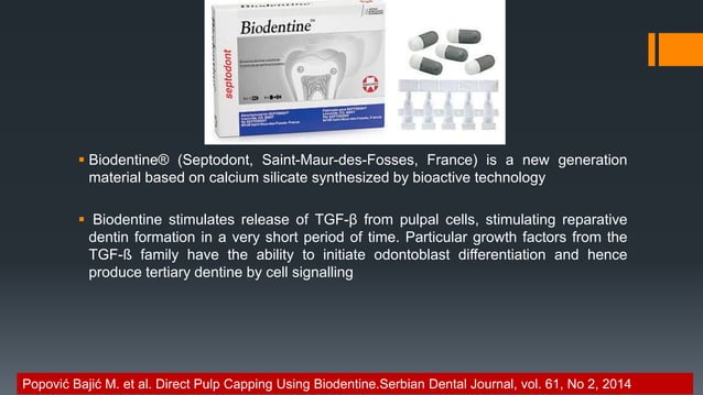 Pulp capping agents | PPTX | Dental Health | Diseases and Conditions