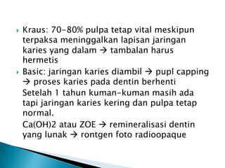 Pulp capping fix | PPTX