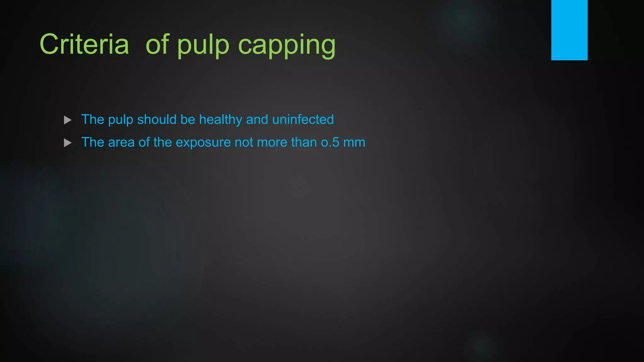 Pulp capping material | PPTX