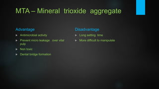 Pulp capping material | PPTX