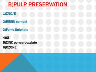 Pulp capping materials | PPTX