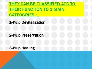 Pulp capping materials | PPTX