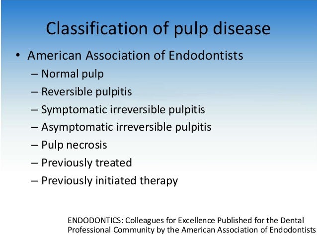 Pulp diseases