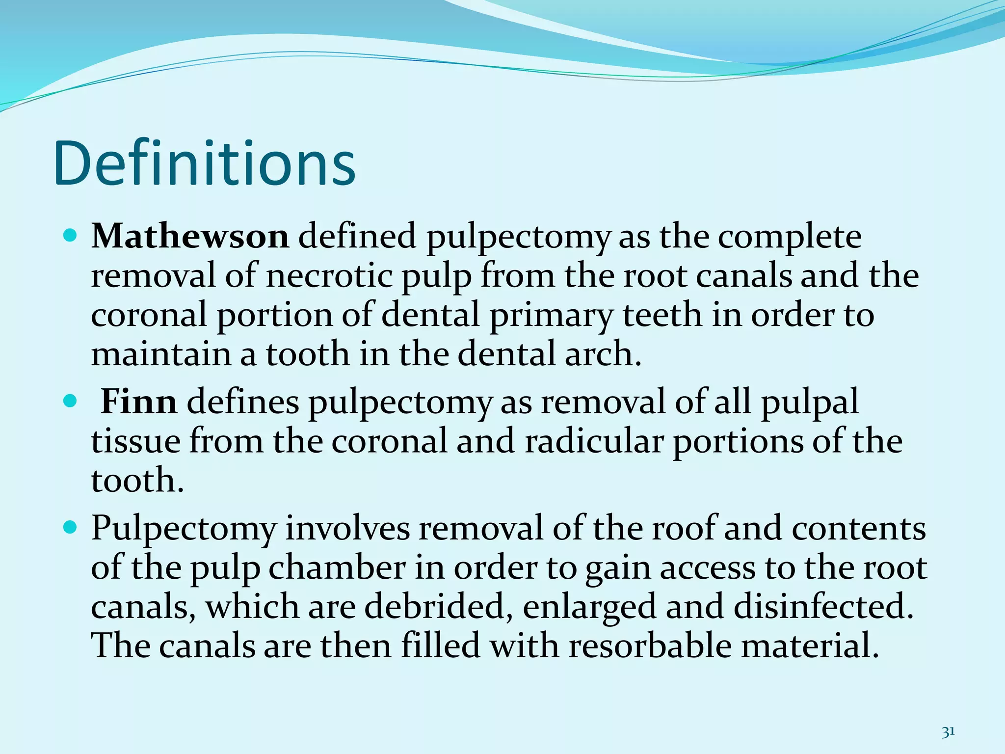 Pulpectomy | PPTX