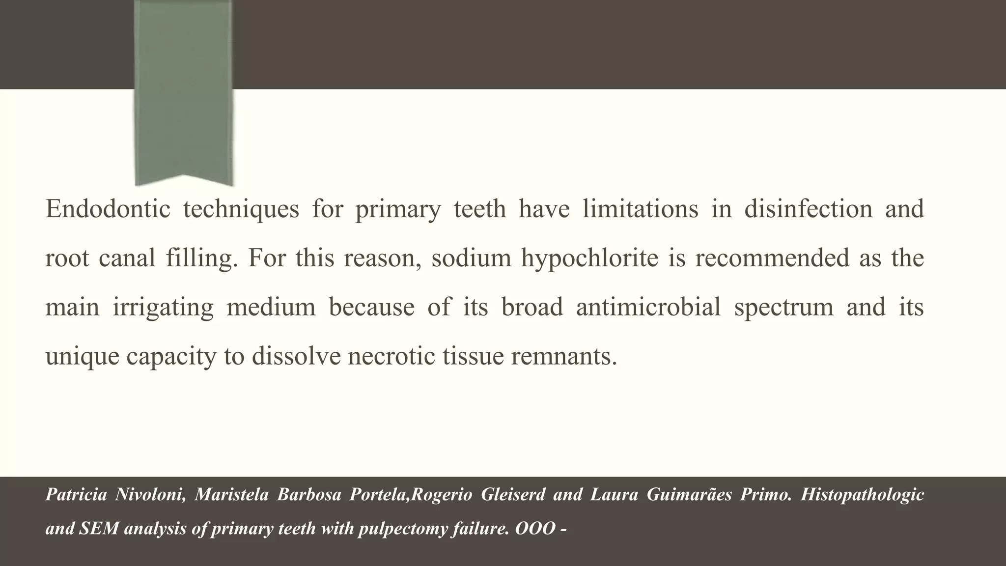 Pulpectomy | PPTX