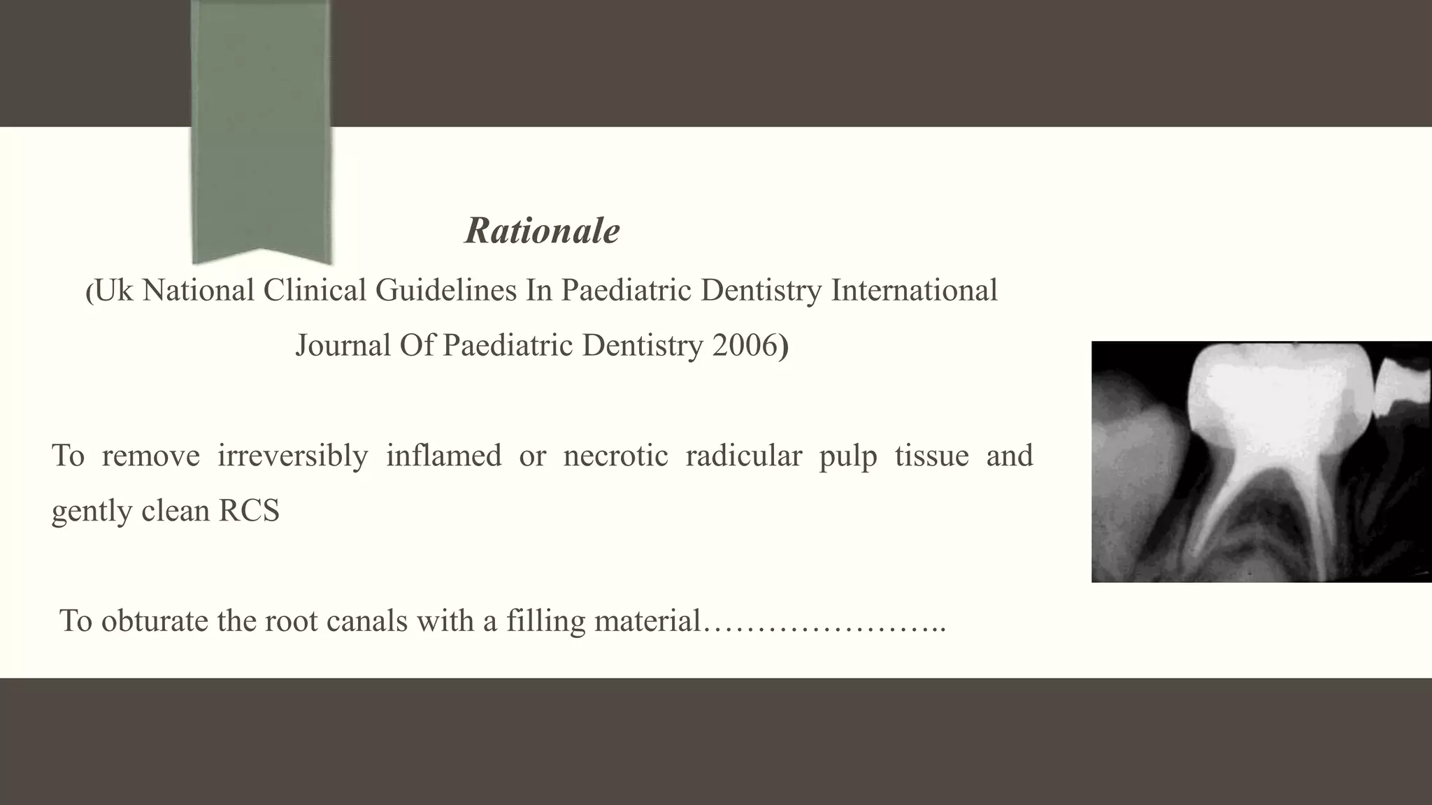Pulpectomy | PPTX