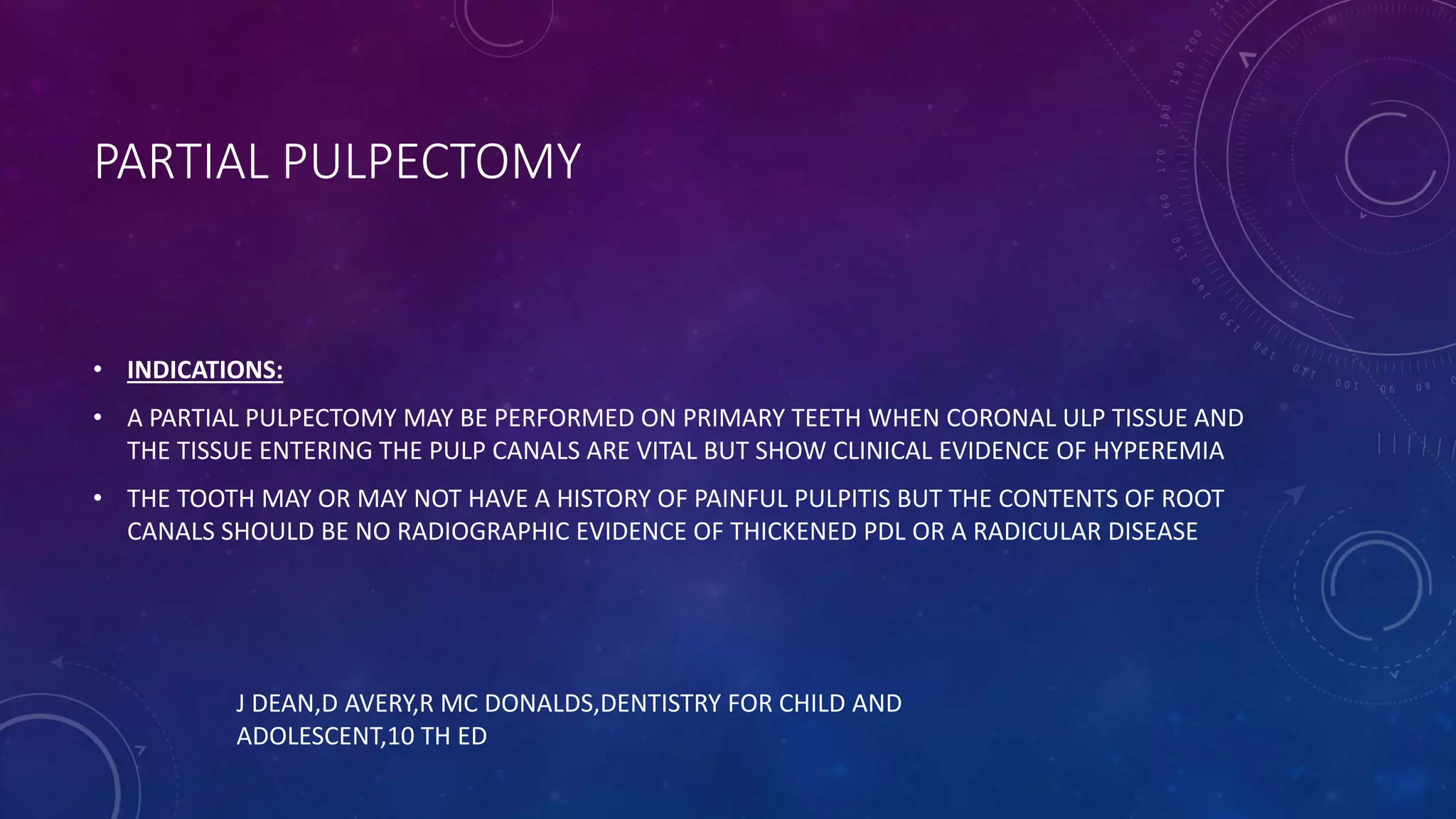 PULPECTOMY IN PEDIATRIC DENTISTRY | PPTX