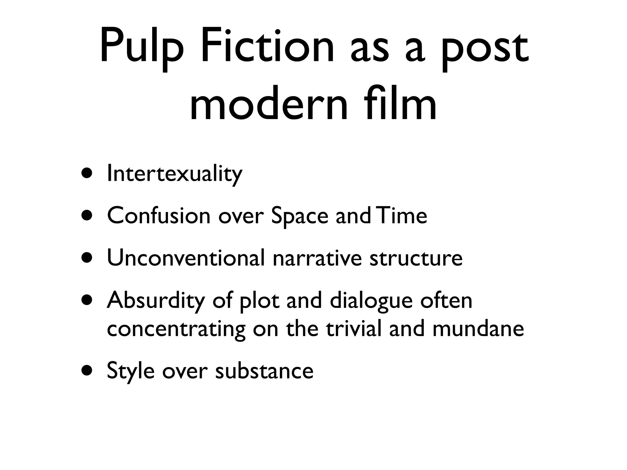 Pulp fiction | PDF