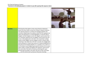 new Pulp fiction film opening sequence analysis report sheet | PPT