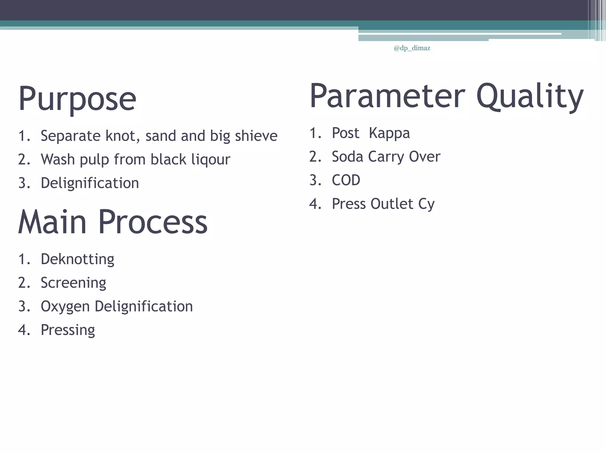 Pulping Technology | PPTX