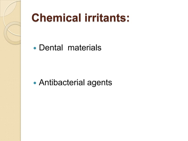Pulp irritants and pulpal response to irritants | PPTX