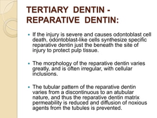 Pulp irritants and pulpal response to irritants | PPTX