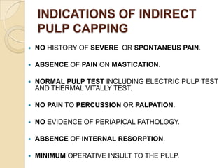 Pulp irritants and pulpal response to irritants | PPTX