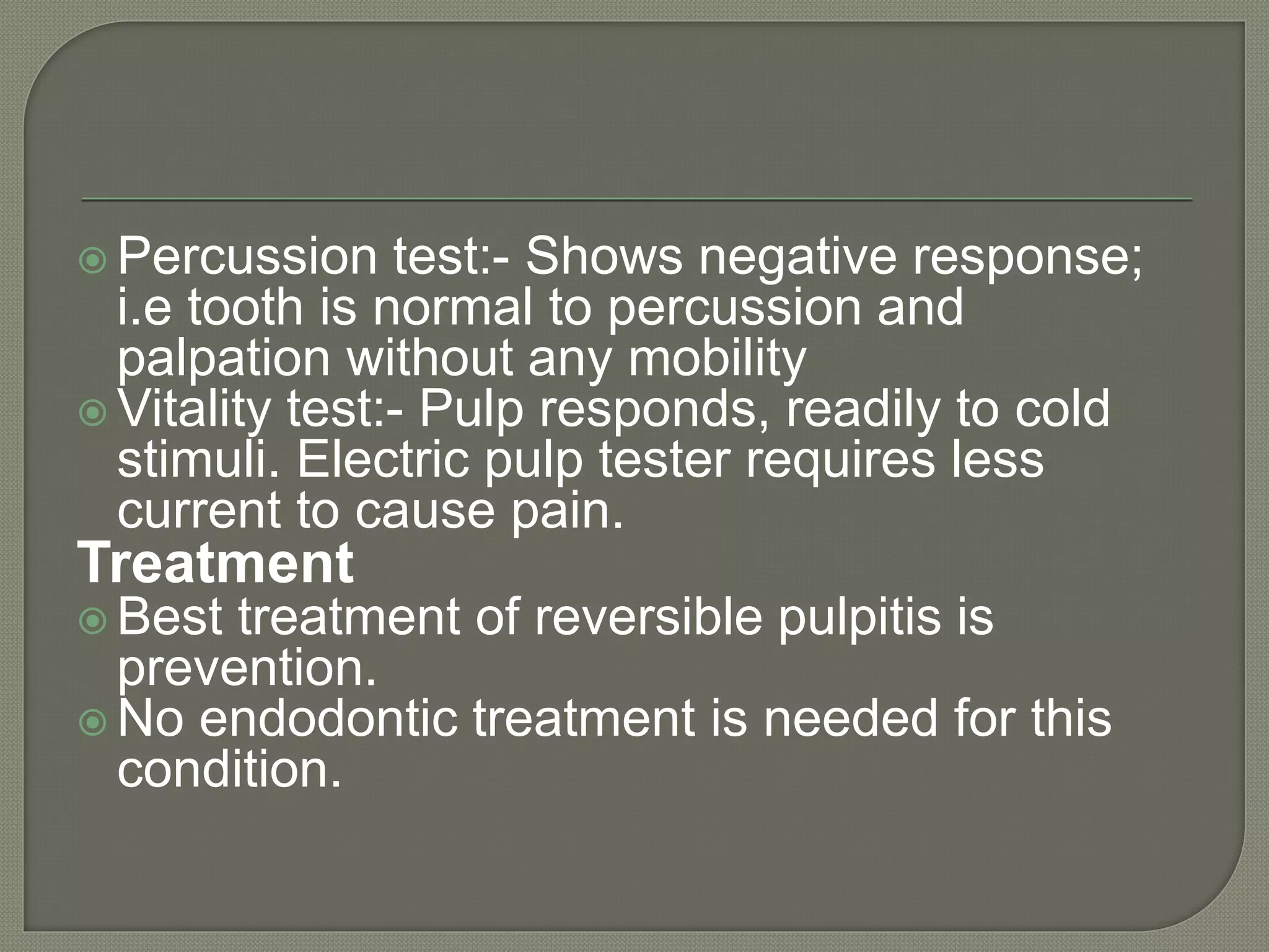 Pulpitis (exam oriented) | PPTX