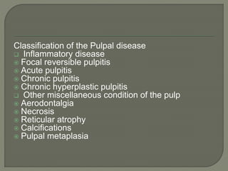 Pulpitis (exam oriented) | PPT