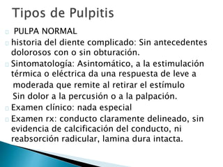 Pulpitis irreversible aguda | PPTX