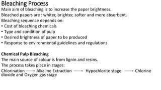 PULP MAKING PROCESS.pptx | Woodworking | Arts and Crafts