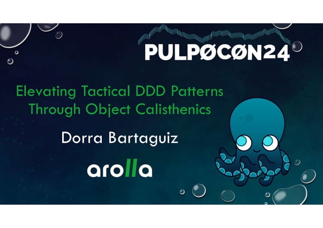 Elevating Tactical DDD Patterns Through Object Calisthenics | PPT