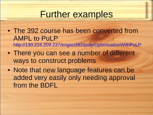 Stuart Mitchell - Pulp Optimisation | PDF | Programming Languages | Computing
