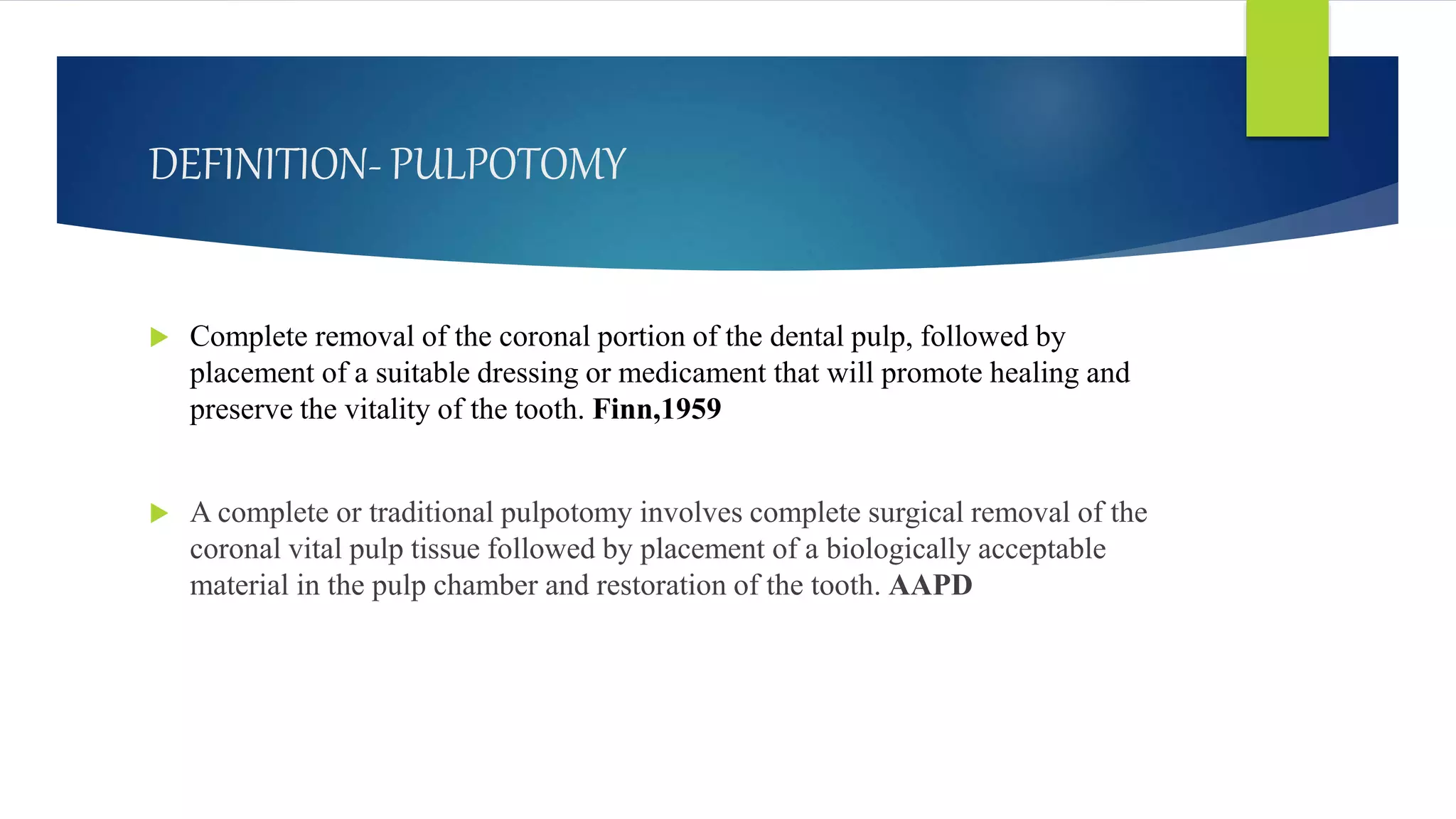 PULPOTOMY Dr. Amrutha Joy.pptx