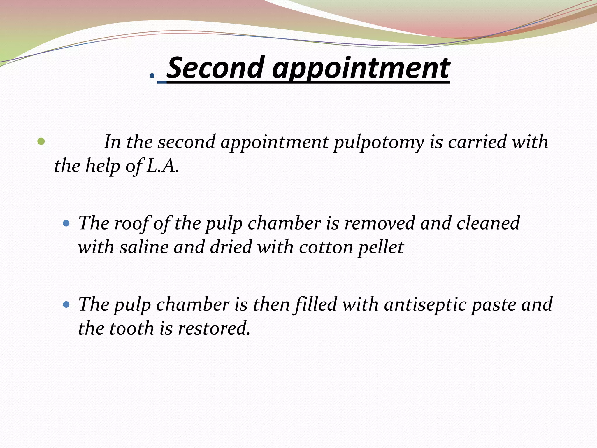 Pulpotomy | PPTX