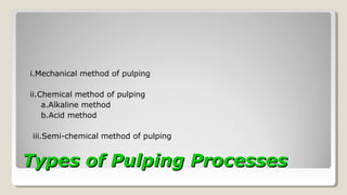 Pulp & paper industries..... | PPT