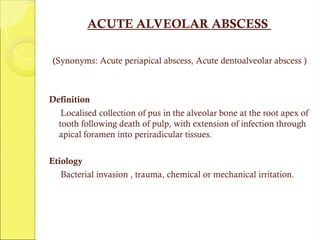 Pulp and periapical pathology presentation part 3 | PPT