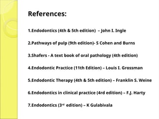 Pulp and periapical pathology presentationpart 4 | PPT