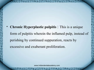 Diseases of the pulp & periapical tissues /cosmetic dentistry courses | PPT