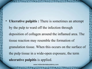 Diseases of the pulp & periapical tissues /cosmetic dentistry courses | PPT