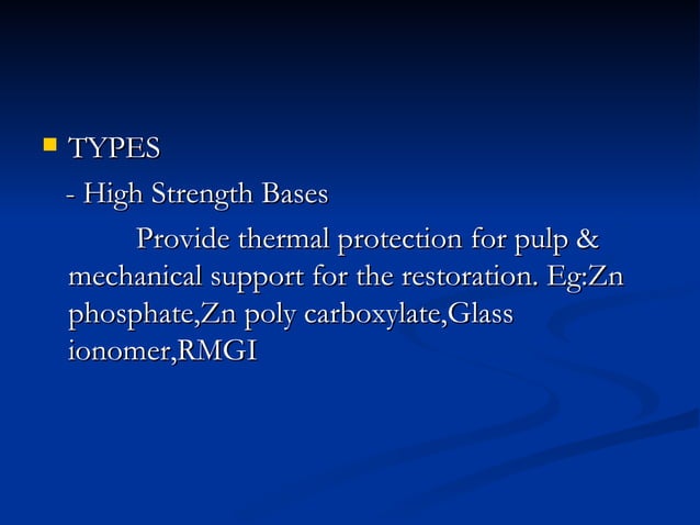 Pulp Protection | PPT | Dental Health | Diseases and Conditions