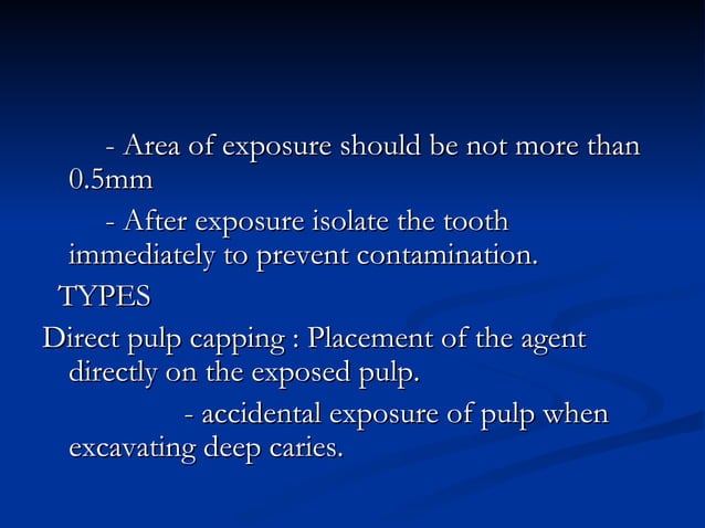 Pulp Protection | PPT | Dental Health | Diseases and Conditions