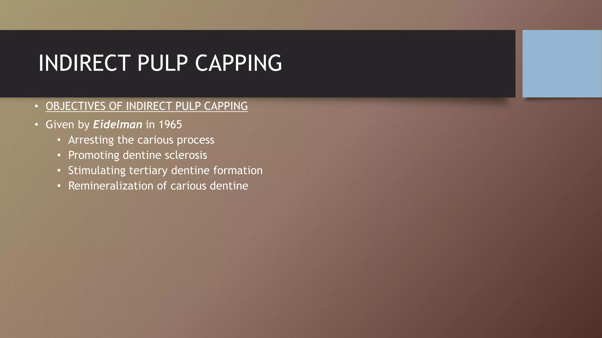Pulp protection | PPTX