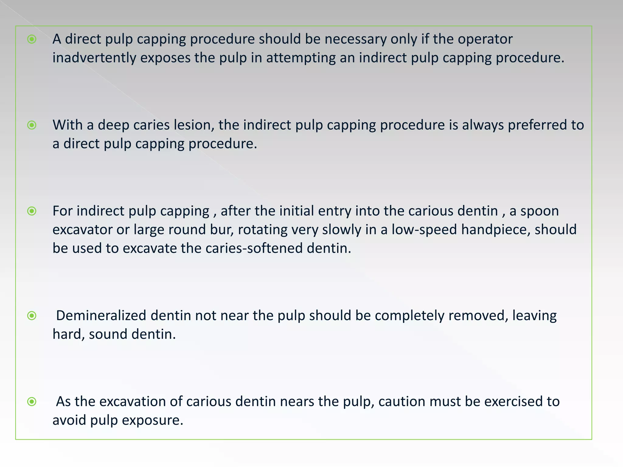 Pulp protection in operative dentistry | PPTX