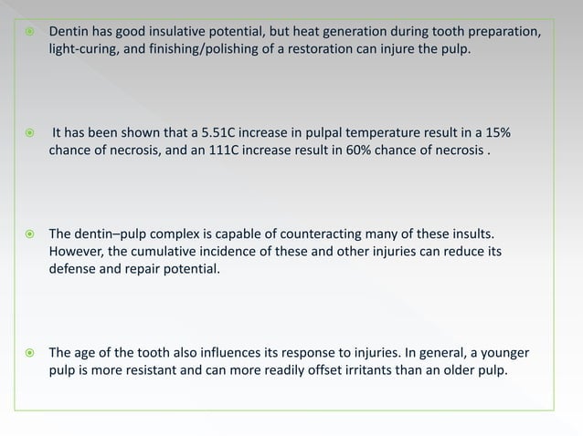 Pulp protection in operative dentistry | PPTX