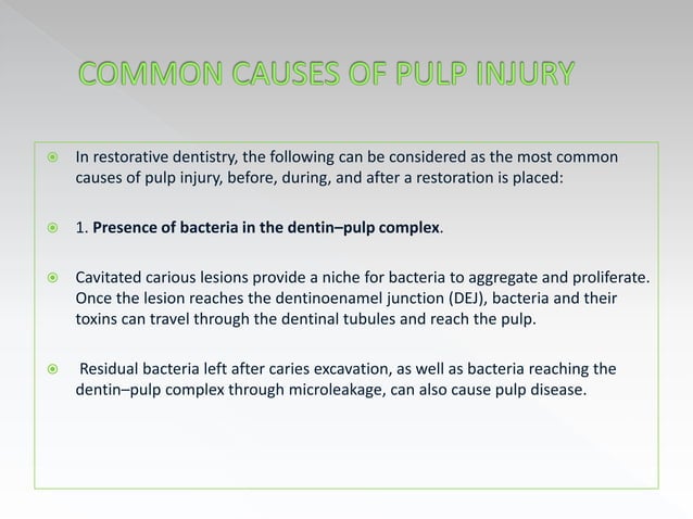 Pulp protection in operative dentistry | PPTX