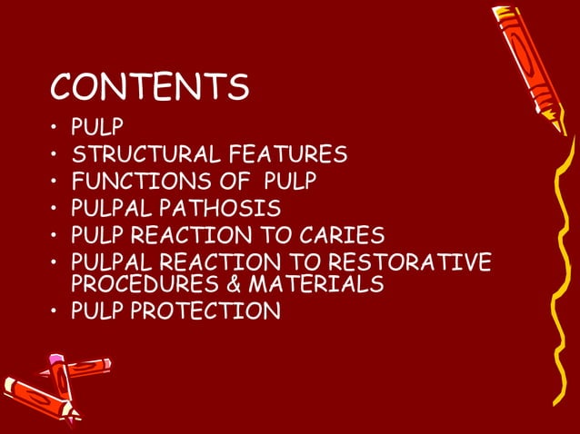 pulp protection | PPT