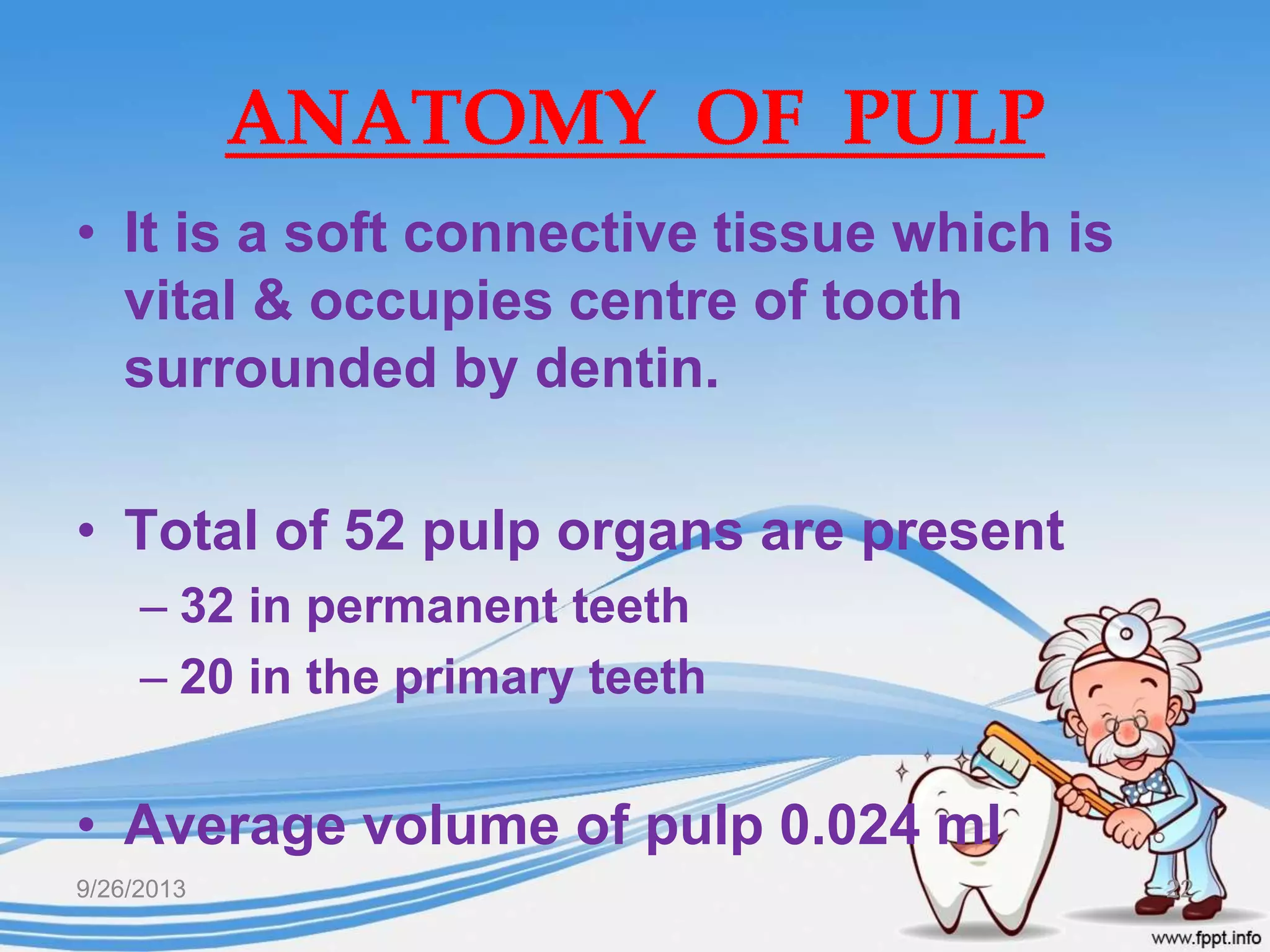 Pulp & pulpal diseases | PPTX