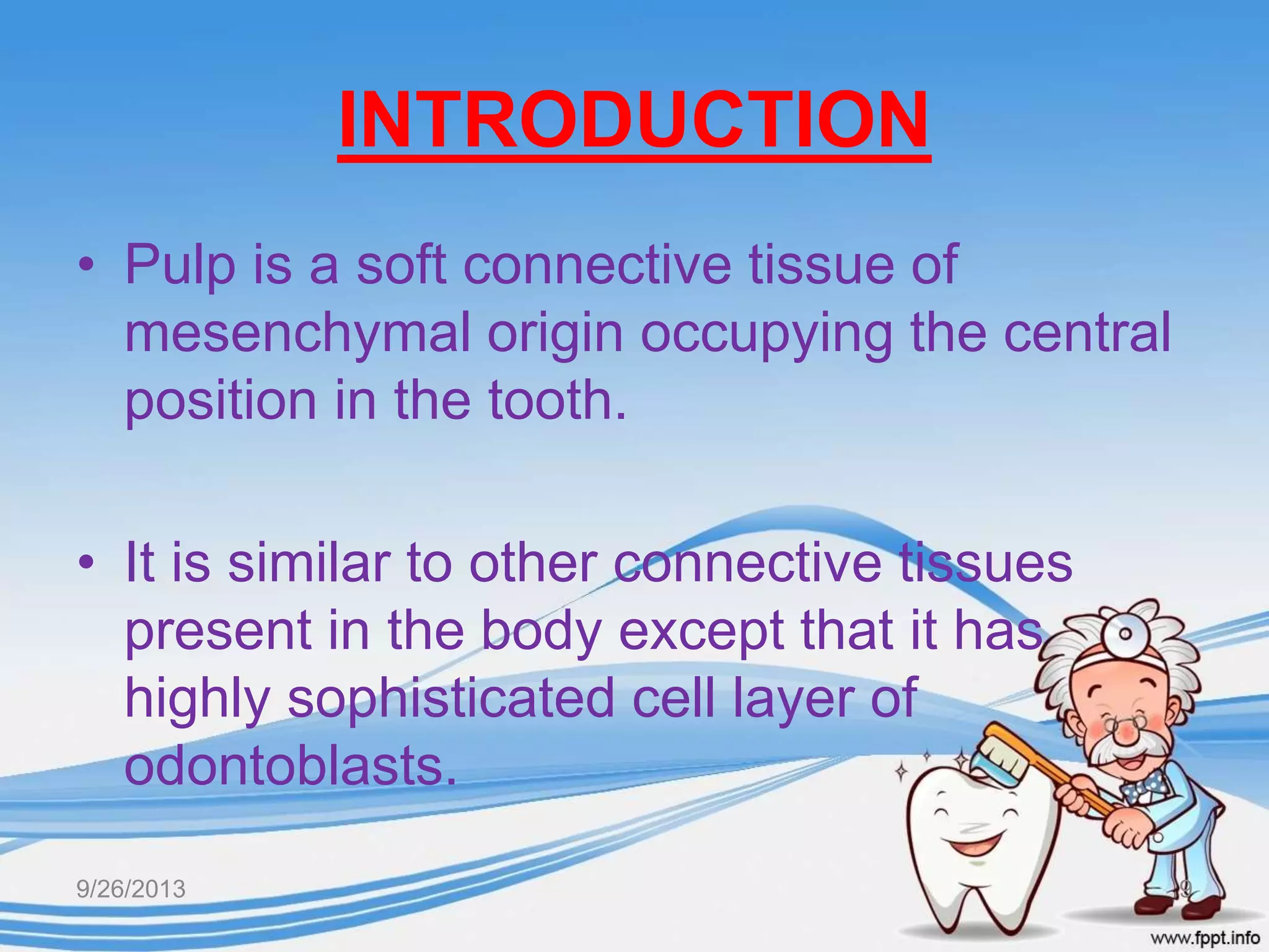 Pulp & pulpal diseases | PPTX