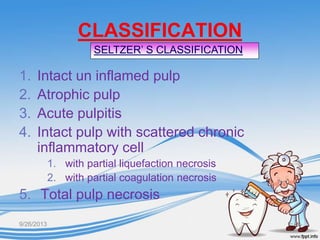 Pulp & pulpal diseases | PPTX