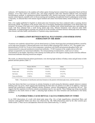 Pulp stones formation pdf | PDF | Dental Health | Diseases and Conditions