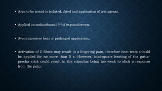 DR SHAKIR Pulp testing | PPTX
