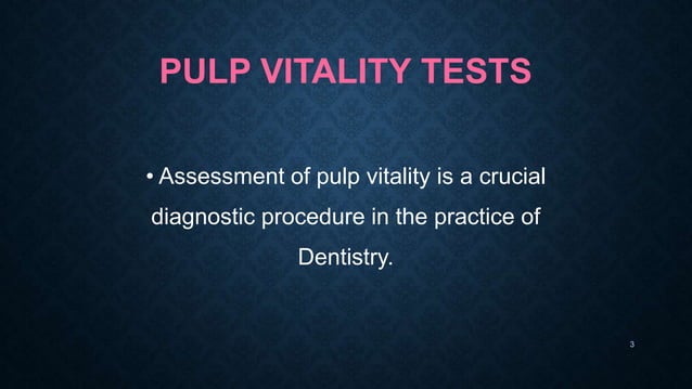 DR SHAKIR Pulp testing | PPTX