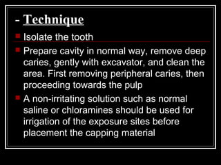 Pulp therapy for primary and young teeth | PPT