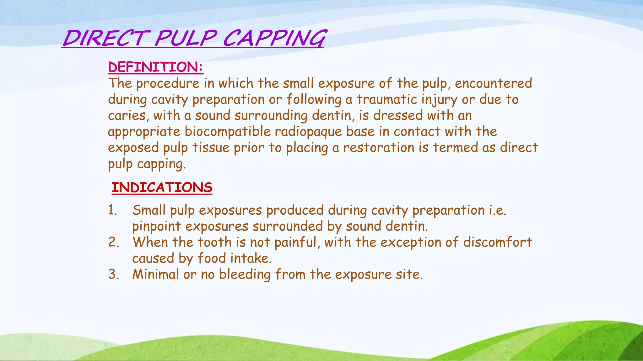 Pulp therapy in pediatric dentistry | PPTX