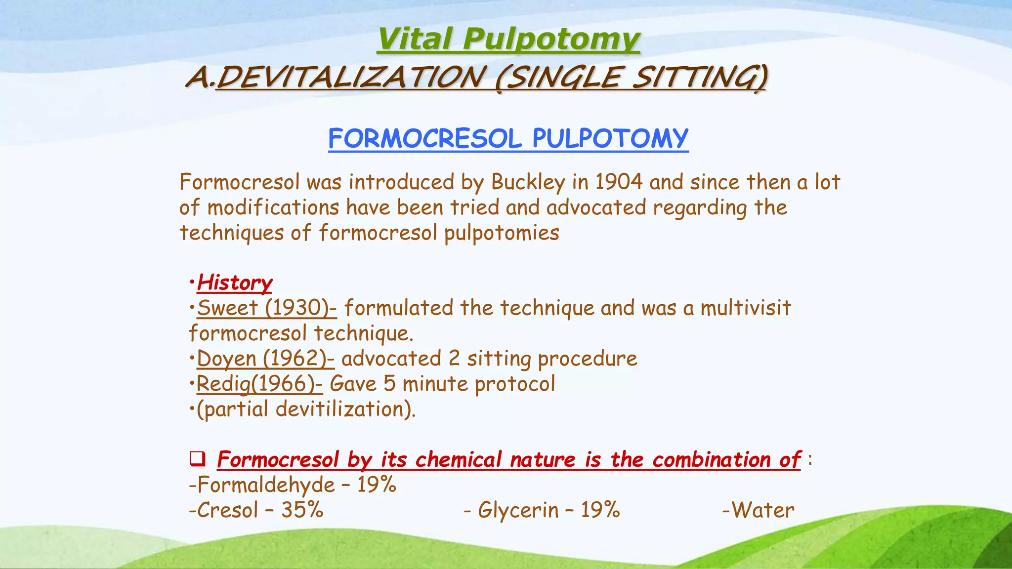 Pulp therapy in pediatric dentistry | PPTX