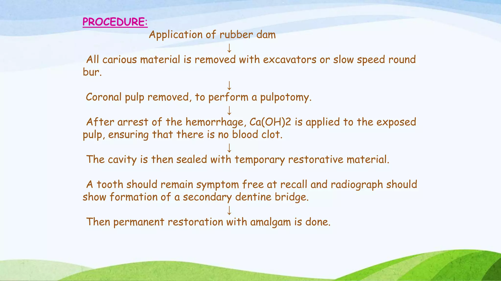 Pulp therapy in pediatric dentistry | PPTX