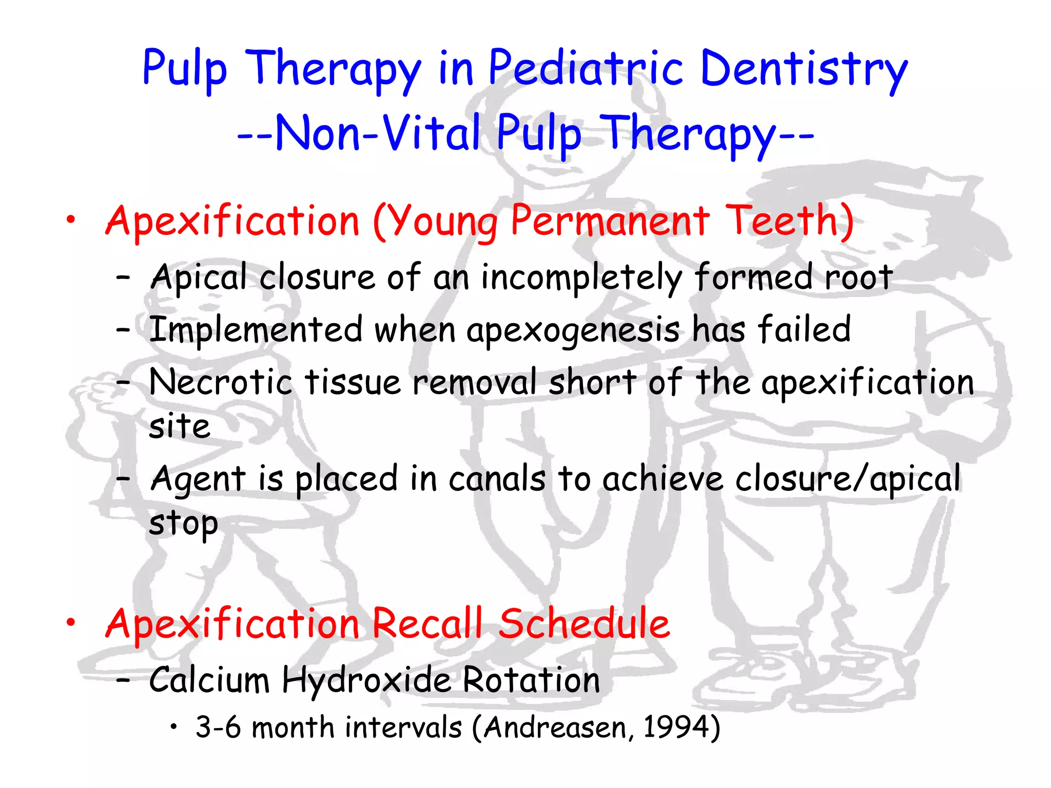 Pulp Therapy In Pediatric Dentistry Revised 2 | PPT